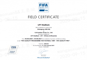 CCGrass Complete FIFA Pitch in Lithuania